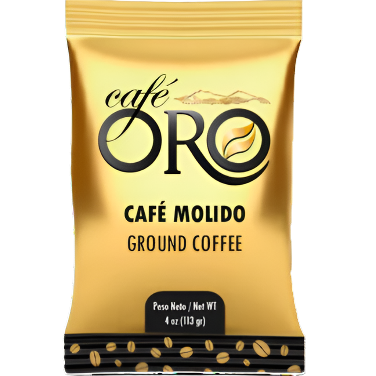 Café Oro Ground Coffee, 4 oz, Regular, 20 units – Café Oro Puerto Rico