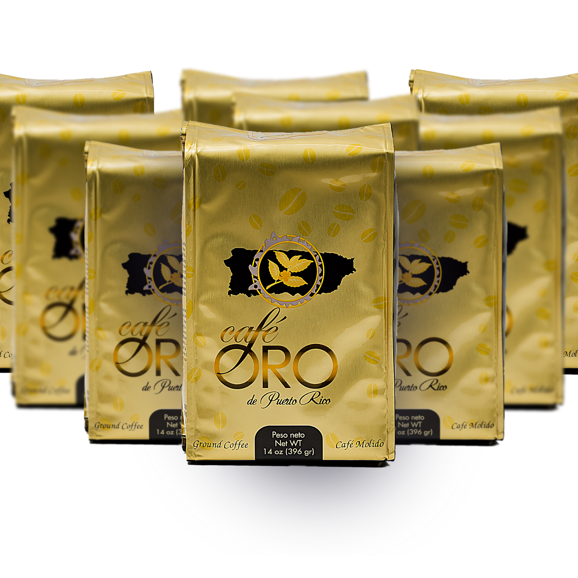 Café Oro Ground Coffee, 14 oz, Regular, 10 units – Café Oro Puerto Rico
