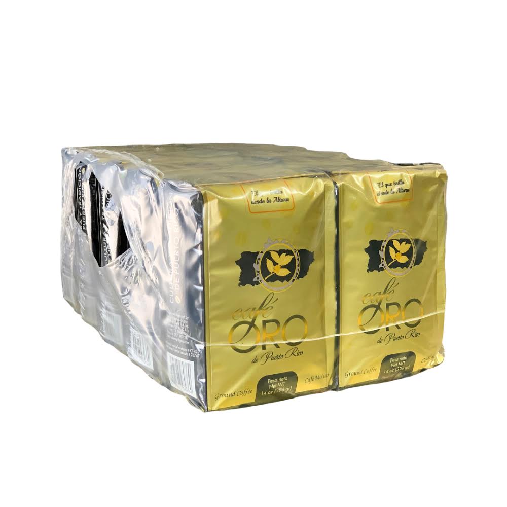 Café Oro Ground Coffee, 14 oz, Regular, 10 units – Café Oro Puerto Rico